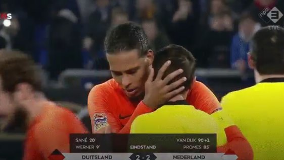 Heartwarming Video: Virgil van Dijk Consoles Crying Ref After Germany ...
