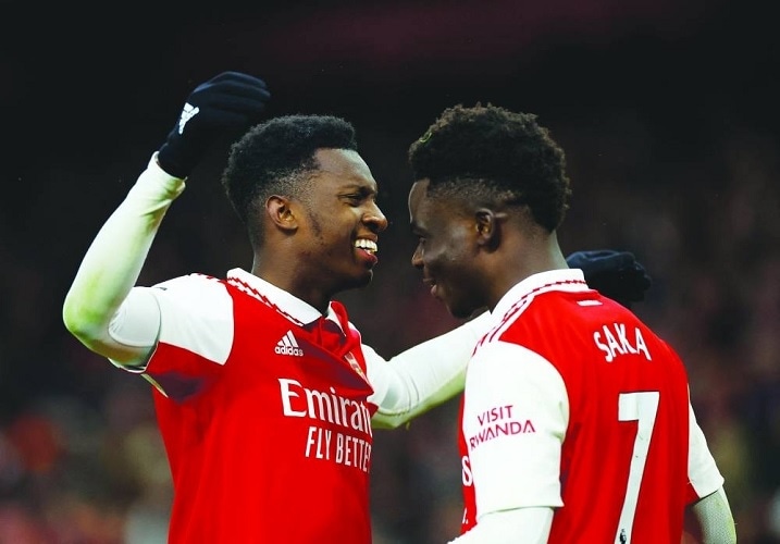 "This is the dream" - Arsenal stars Eddie Nketiah and Bukayo Saka on Premier League title ...