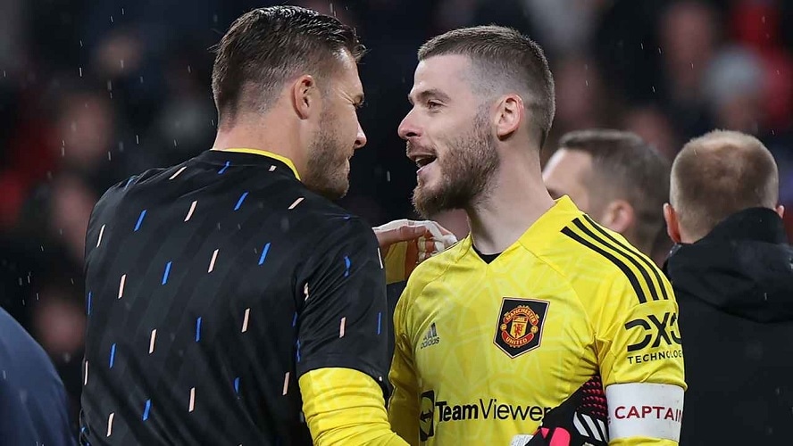 Former Manchester United on-loan goalkeeper Jack Butland in awe of ...