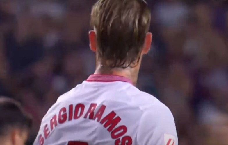Former Real Madrid captain Sergio Ramos scores own-goal in Sevilla ...