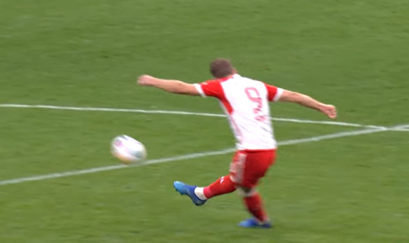 Harry Kane scores from inside his own half as Bayern Munich destroy ...