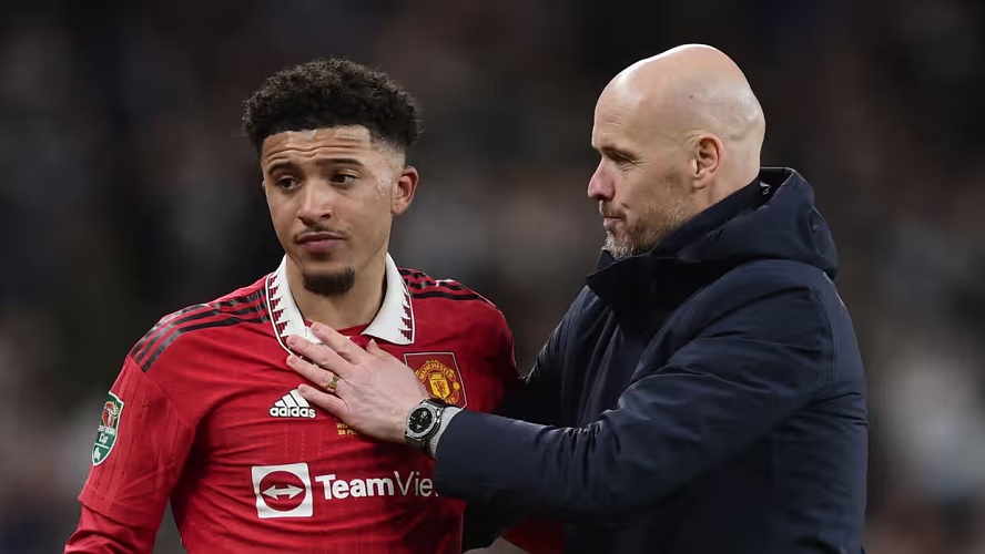 Manchester United Boss Erik Ten Hag Opens Up About Jadon Sancho Issues (Video) - Soccer News ...
