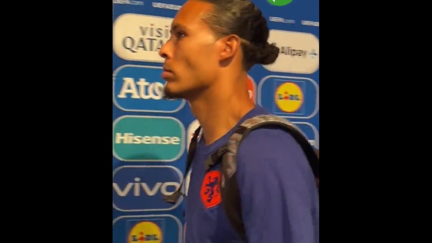 Angry Netherlands captain Virgil van Dijk ignores press after shocking ...